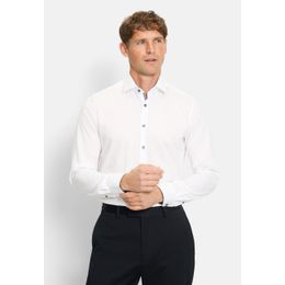 OLYMP Herren Businesshemd "OLYMP Level Five, Body Fit, Royal Kent mit extra langem Arm"wei&szlig;, Gr. 39, 97% Baumwolle, 3% Elastolefin, Hemden
