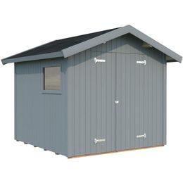 Ger&auml;tehaus Palmako "Nils", hellgrau, hellgrau, Massivholz, Ger&auml;teh&auml;user