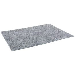 Nadelvliesteppich "MALTA", grau, B:200cm H:2,5mm L:3.800cm, Polypropylen, PRIMAFLOR-IDEEN IN TEXTIL, Teppiche, Uni-Farben, strapazierf&auml;hig & pflegeleicht, Kurzflor, Nadelvlies