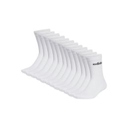 Herren Kurzsocken "Socken Linear Crew Cushioned 12er Pack", adidas originals, Gr. 43, braun, Obermaterial: 75% Baumwolle CO. 22% Polyester PES. 2%