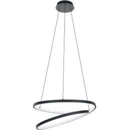 Eglo H&auml;ngeleuchte "RUOTALE Pendellampe, Alu, Stahl und Kunststoff, IP20, Wohnzimmerlampe", schwarz, &Oslash; 55cm H: 150cm, 1 Stk., Leuchten, H&auml;ngeleuchte, H150 x &Oslash;55 cm, schwarz, 36W inkl., H&auml;ngeleuchte