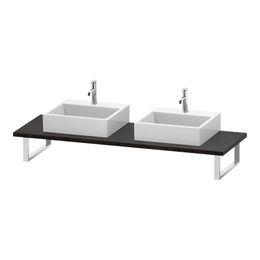 Duravit Konsole L-Cube 80-200x55cm, 2 A., St&auml; 3cm, Ei dkl. geb. (LC107C07272)
