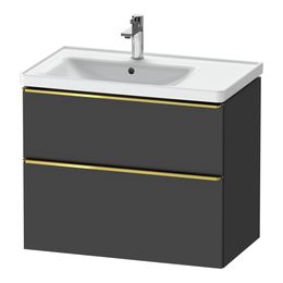 Duravit Waschtischunterschrank D-Neo 78,4x45,2cm, 1 Kast, B L, g pol/gra ma (DE4357034490000)
