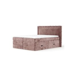 maison de r&ecirc;ve Boxspringbett mit Stauraum &brvbar; rosa/pink &brvbar; Ma&szlig;e (cm): B: 227 H: 123 &raquo; H&ouml;ffner