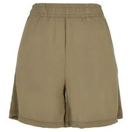 Stoffhose Urban Classics "Urban Classics Damen Ladies Modal Shorts", Damen, Gr. XS, US-Gr&ouml;&szlig;en, khaki, 77% Modal, 23% Polyester, unifarben, loose fit, Hosen Stoffhose