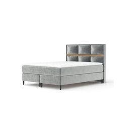 maison de r&ecirc;ve Boxspringbett &brvbar; grau &brvbar; Ma&szlig;e (cm): B: 205 H: 123 &raquo; H&ouml;ffner