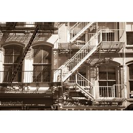 Fototapete papermoon "SOHO New York", bunt, B:4m L:2,6m, Vlies, Tapeten