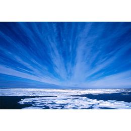Fototapete papermoon "Arktischer Himmel", bunt, B:3,5m L:2,6m, Vlies, Tapeten