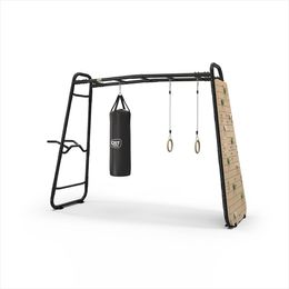 Kletterwand EXIT "GetSet Monkeybar MB220", schwarz, Kletterger&uuml;ste, Kinder, B/H: 352cm x 248cm, Stahl, B:352cm H:248cm L:125cm
