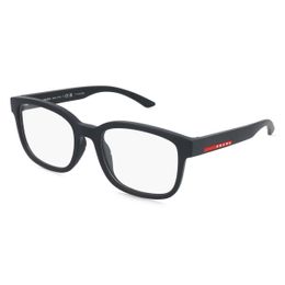 Prada Linea Rossa PS 05QV Brille Herren | Fassung: Vollrand, Quadratisch, Schwarz Gummiert