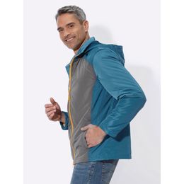 Herren Outdoorjacke mit abzippbaren &Auml;rmeln topas-anthrazit, Gr&ouml;&szlig;e 54