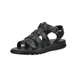 Paul Green Damen Riemchensandale "Paul Green Sandalen Lederimitat", Gr. 42,5schwarz, Lederimitat, Schuhe