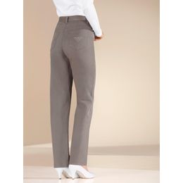 Lady Damen Stretch-Jeans, grau, Gr. 20, unifarben, 98% Baumwolle, 2% Elasthan, Jeans