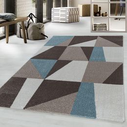 Teppich Ayyildiz Teppiche "EFOR 3716", blau, B:80cm H:11mm L:250cm, Polypropylen (PP), Teppiche, Teppich