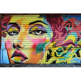 Fototapete papermoon "Graffiti", bunt, B:5m L:2,8m, Vlies, Tapeten