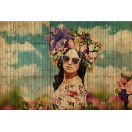 Livingwalls Fototapete LIVING WALLS "Walls by Patel Havana 1", beige (bunt), B:4m L:2,7m, Vlies, Tapeten, Vlies, Wand, Schr&auml;ge