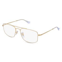 Ray-Ban RX6579 Brille Unisex | Fassung: Vollrand, Quadratisch, Gold