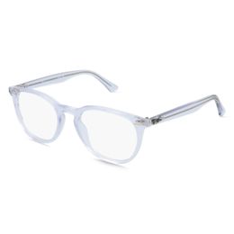 Ray-Ban RX7159 Brille Unisex | Fassung: Vollrand, Panto, Wei&szlig; Transparent
