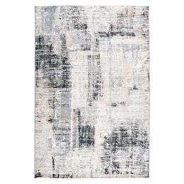 Teppich Kayoom "Sail 700", grau, B:120cm H:11mm L:170cm, Polypropylen, Teppiche, Teppich, Kurzflor, Vintage, Modernes Muster, Fu&szlig;bodenheizungsgeeignet