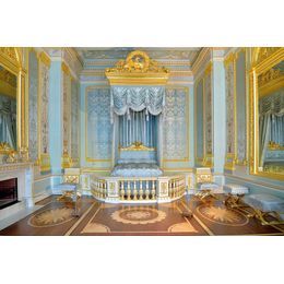 Fototapete papermoon "Schloss Schlafzimmer", bunt, B:4,5m L:2,8m, Vlies, Tapeten