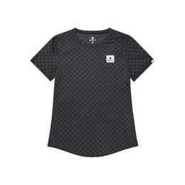 Saysky Zig Zag Combat T-Shirt Bekleidung Damen schwarz