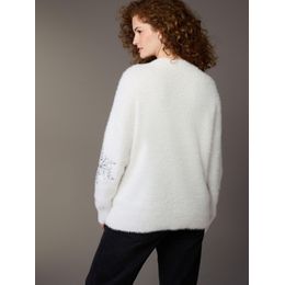 next Umstand Pullover Damen Gr&ouml;&szlig;e S silber / wei&szlig;
