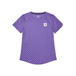 Saysky Zig Zag Combat T-Shirt Bekleidung Damen lila