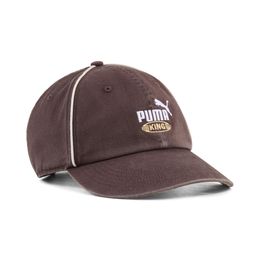 Flex Cap Puma "Puma King Baseball Cap Erwachsene", Gr. onesize, chocolate braun, Futter Vorderteil: 100% Baumwolle, unifarben, Caps