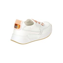Gabor Hausschuh 'Gabor RollingSoft Slipper Schuhe wei&szlig; orange 66.951.51' Damen Gr&ouml;&szlig;e 42.5 wei&szlig;