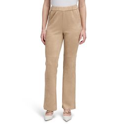 Schlupfhose Betty Barclay "Damen Slim Fit", Damen, Gr. 34, Normalgr&ouml;&szlig;en, beige, Obermaterial: 95% Polyester, 5% Elasthan, slim fit lang, Hosen Schlupfhose