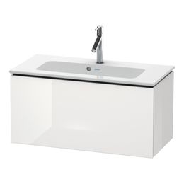Duravit Waschtischunterschrank Compact L-Cube 82x39,1cm, we. hgl, 1 Ausz., wandh&auml;ngend (LC615708585)