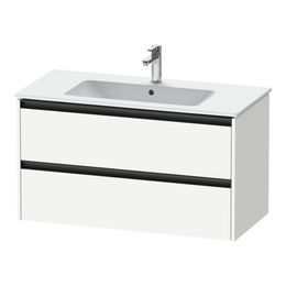 Duravit Waschtischunterschrank Ketho.2 101x48cm, we. ma, 2 Schub., wandh&auml;ngend (K25264018180000)