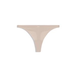 BOSS Damen String "THONG_B.MIRAGE", Gr. Llight beige 270, Jersey, Obermaterial: 80% Polyamid, 20% Elasthan, Unterhosen, Zweifarbig, aus Stretch-Jersey