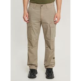 G-Star Raw Cargohose G-STAR "Core Regular Cargohose", Damen, Gr. 28, L&auml;nge 32, vintage khaki gd, Obermaterial: 68% Baumwolle, 30% Baumwolle, 2% Elasthan, Hosen Cargohose