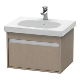 Duravit Waschtischunterschrank Ketho 60x45,5cm, leinen, 1 Auszug, wandh&auml;ngend (KT667007575)