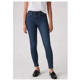 Levi's Skinny-fit-Jeans LEVI'S "721 HIGH RISE SKINNY", Damen, Gr. 26, L&auml;nge 30, eternal indigo drk tint, Denim/Jeans, Obermaterial: 80% Baumwolle, 19% Polyester, 1% Elasthan, skinny fit lang, Jeans, mit hohem Bund