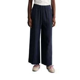 Marc O'Polo Chinohose MARC O'POLO DENIM "aus LENZING&trade; Lyocell", Damen, Gr. M, Normalgr&ouml;&szlig;en, blau depths, Obermaterial: 100% Lyocell, unifarben, relaxed fit kn&ouml;chelfrei, Hosen Chinohose