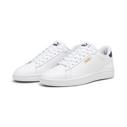 Puma Damen Sneaker "Smash 3.0 Sneakers Erwachsene", Gr. 40, blau, Obermaterial: Synthetik, Textil, Kuhleder, Leder. Futter: Textil. Innensohle: