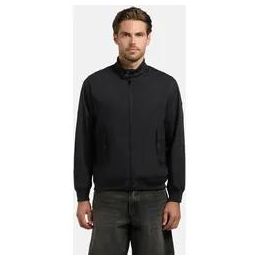 Bomberjacke Khujo "Agano", Herren, Gr. L (52), schwarz, Obermaterial: 65% Polyester, 35% Baumwolle. Innenfutter: 100% Polyester, gerade h&uuml;ftlang, hoch geschlossener Ausschnitt, eng Rippstrickb&uuml;ndchen, Jacken Bomberjacke, Coole Herren &Uuml;bergangsjacke