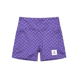 Saysky Zig Zag Combat+ Short Tights 4" Bekleidung Damen lila