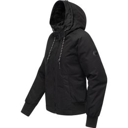 Ragwear Damen Outdoorjacke "Lumie YOUMODO", schwarz, Gr. XS, Obermaterial: 65% Polyester, 35% Baumwolle. Innenfutter: 100% Polyester. Wattierung: