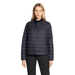 Steppjacke Betty Barclay "Damen mit Rundhalsausschnitt", Damen, Gr. 44, dunkelblau, Obermaterial: 100% Polyester. F&uuml;llung: 90% Daunen, 10% Federn, figurumspielend, Rundhals, Jacken Steppjacke