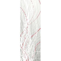 Fototapete ARCHITECTS PAPER "Underwater Grey", rot (grau, rot, wei&szlig;), B:1m L:2,8m, Vlies, Tapeten, Grafik Tapete Natur Fototapete Grau Wei&szlig; Rot Panel 1,00m x 2,80m