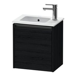 Duravit Waschtischunterschrank Ketho.2 41x29,2x44cm, 1 T&uuml;r, wd, An li, Ei sw (K25060L16160000)