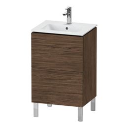 Duravit Waschtischunterschrank L-Cube 52x42,1x70,4cm, 2 AZ, steh., Nussb dkl. (LC667102121)