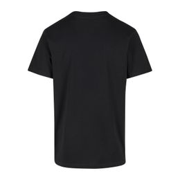 MisterTee Herren T-Shirt "MisterTee Crossed Fingers Handsign EMB Tee", schwarz, Gr. L, bedruckt, 100% Baumwolle, Shirts