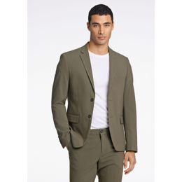 Anzug LINDBERGH "Anzug Slim Fit", Damen, Gr. 44, Normalgr&ouml;&szlig;en, olive, Obermaterial: 68% Polyester, 30% Viskose, 2% Elasthan. Futter: 100% Polyester. F&uuml;llung: 100% Polyester, unifarben, slim fit, Anz&uuml;ge