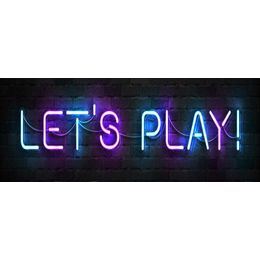 Pro Art Glasbild NEON LETS PLAY
