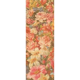 Fototapete ARCHITECTS PAPER "Fine Romantic Flowers", bunt (bunt, rosa, rot), B:1m L:2,8m, Vlies, Tapeten, Blumen Fototapete Floral Tapete Natur Panel 1,00m x 2,80m