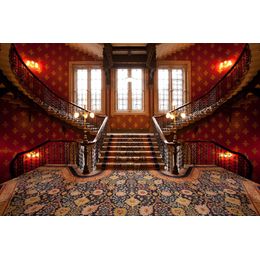 Fototapete papermoon "Klassische Treppen", bunt, B:4m L:2,6m, Vlies, Tapeten